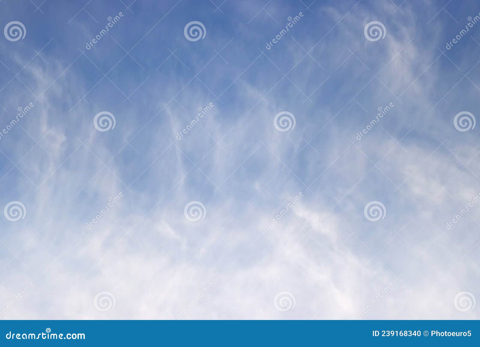 Clouds of the Upper Tier of the Atmosphere Stock Photo - Image of ...
