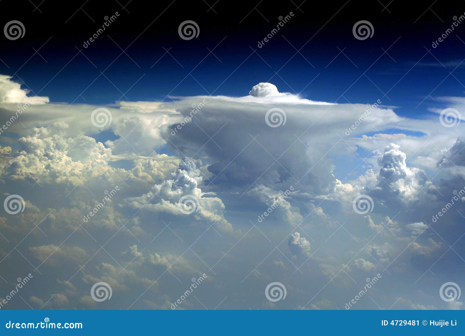 Clouds - View from Flight 87 Stock Image - Image of flowing, aerofoil ...