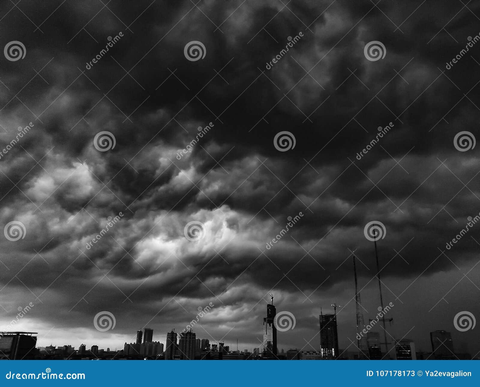 Clouds stock image. Image of view, cloudy, rain, clouds - 107178173