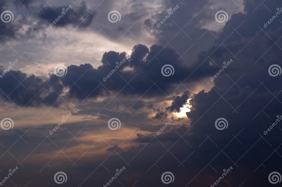 Clouds through Which Sunlight Can Pass Stock Image - Image of ocean, coast: 352835625