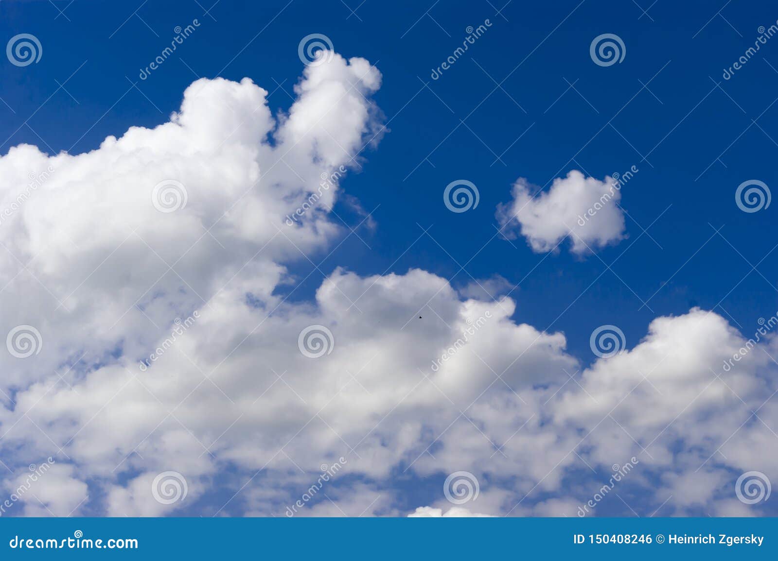Clouds, White-winged Horses Stock Photo - Image of atmosphere, cumulus ...
