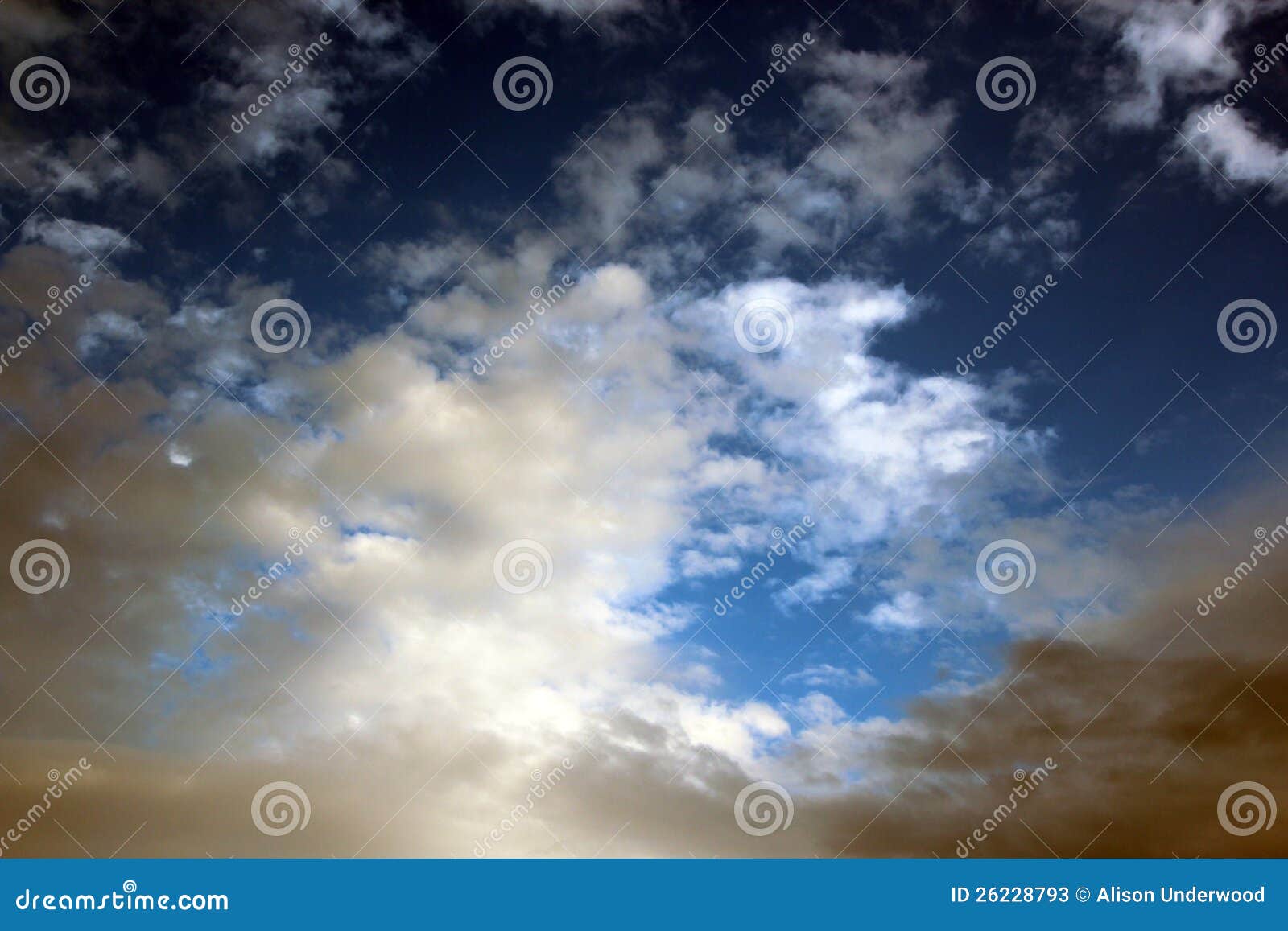 Clouds in a Winter Sky stock image. Image of condensation - 26228793