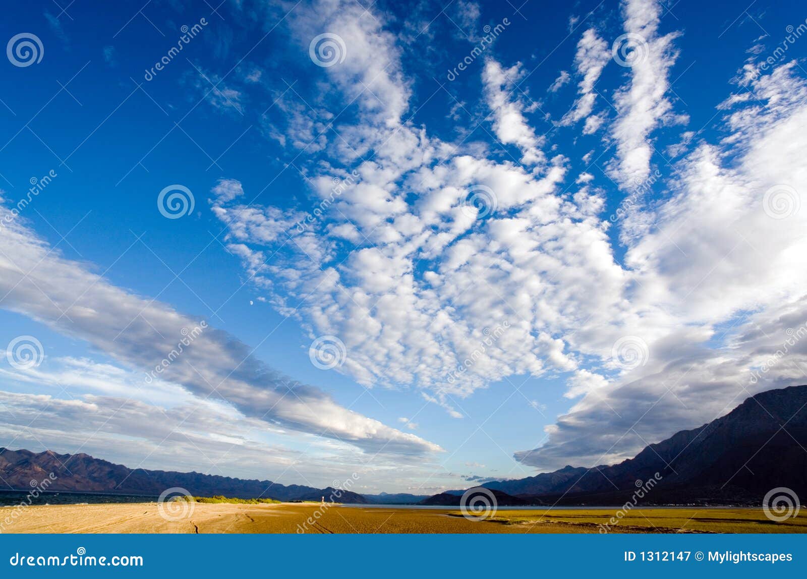 Cloudscape in blue stock image. Image of outside, cumulus - 1312147