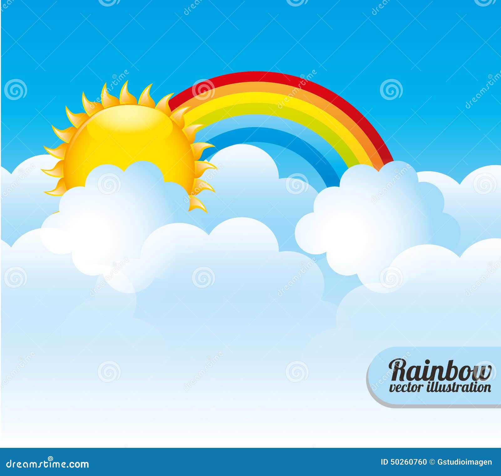 Cloudscape Design, Vector Illustration. Stock Illustration ...