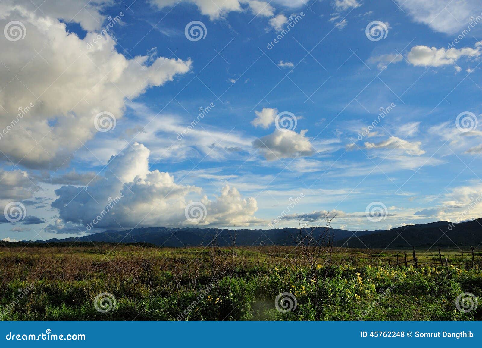 Cloudscape stock photo. Image of natural, thailand, mountain - 45762248