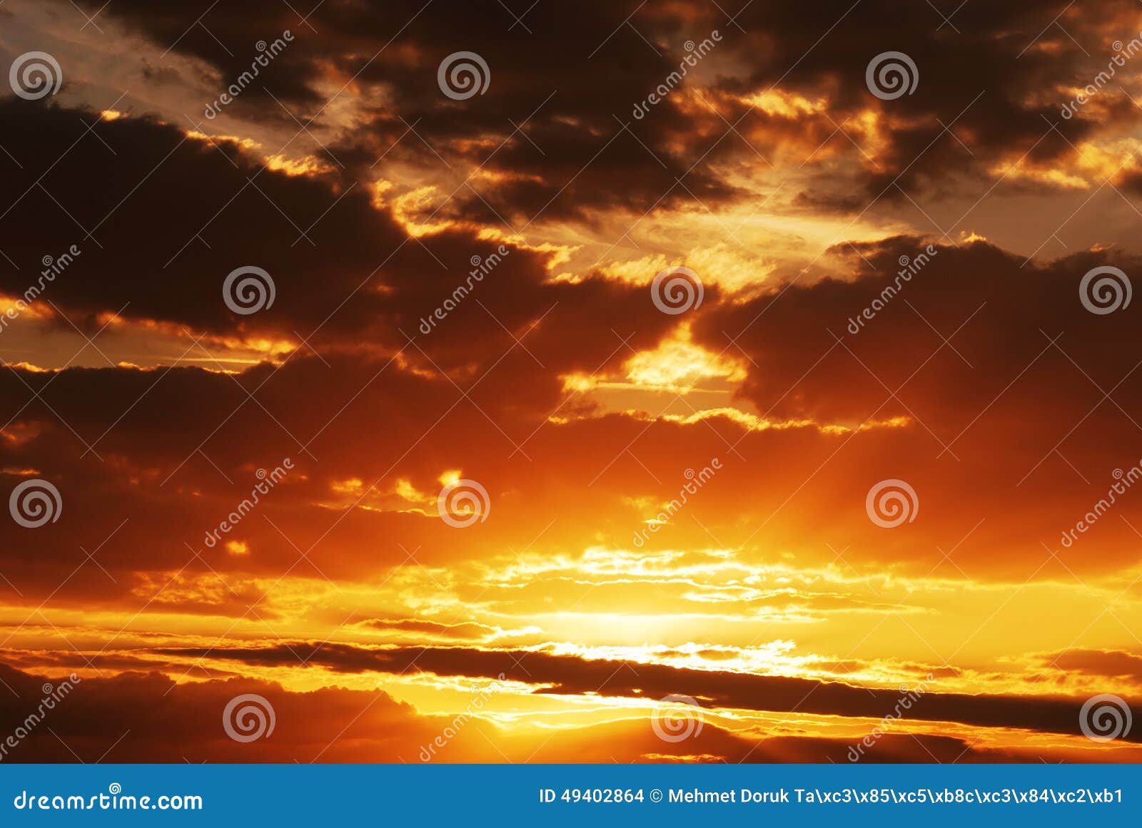 Cloudscape on sunset stock photo. Image of outdoor, dawn - 49402864