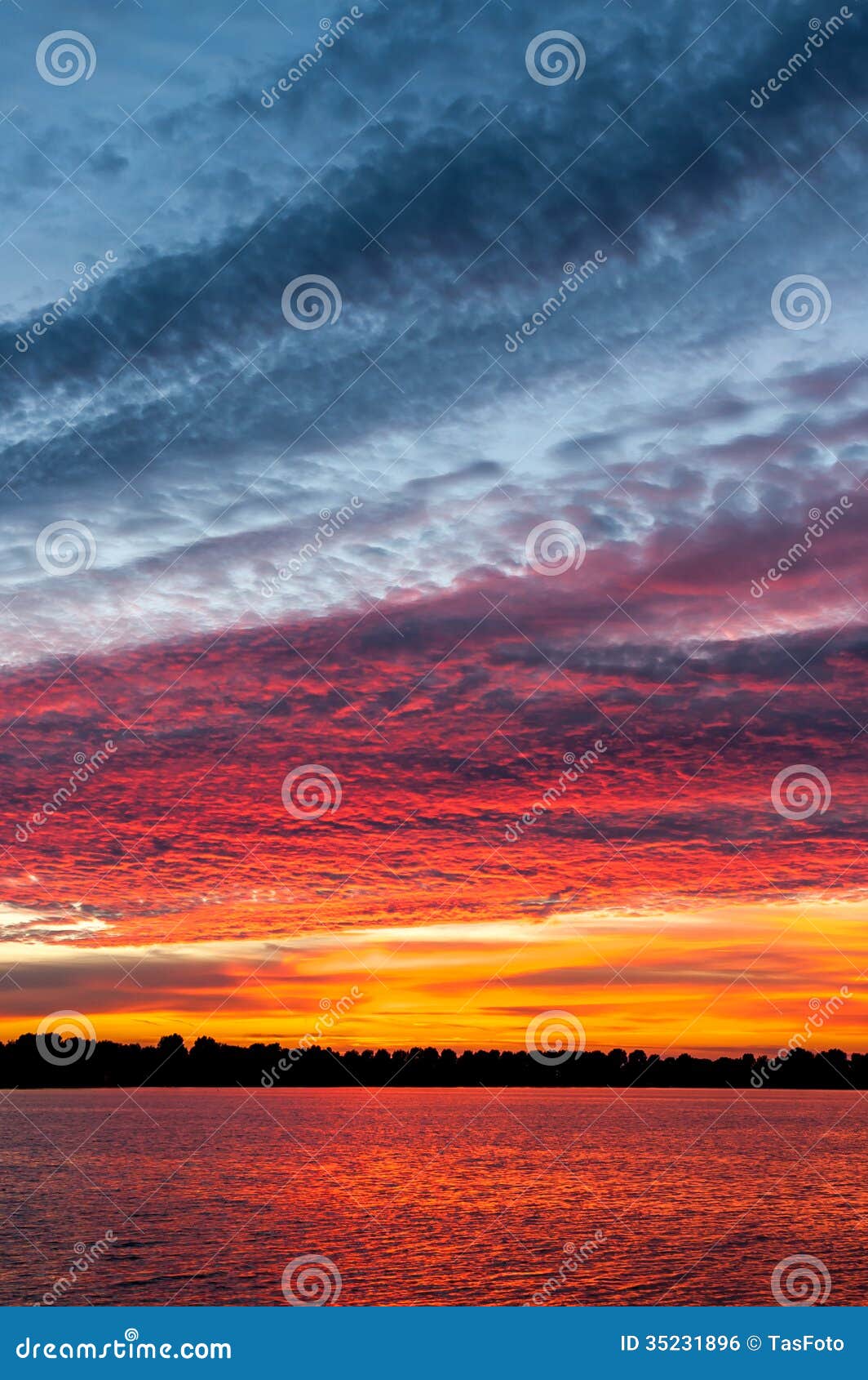Cloudscape at sunset stock photo. Image of fluffy, color - 35231896