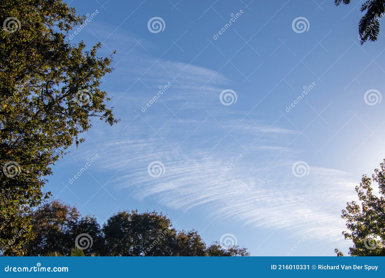 Cloudscape on a windy day stock image. Image of windy - 216010331