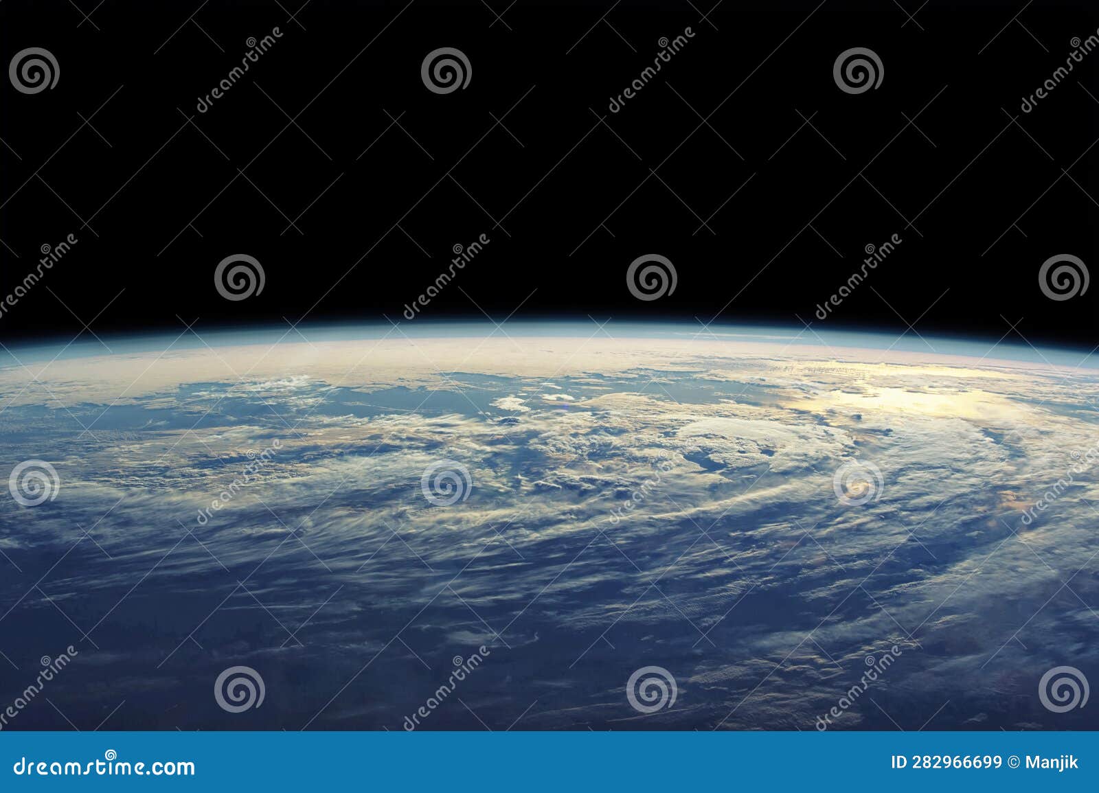 The Earth Viewed from the Orbit Stock Image - Image of orbit, moonlight ...