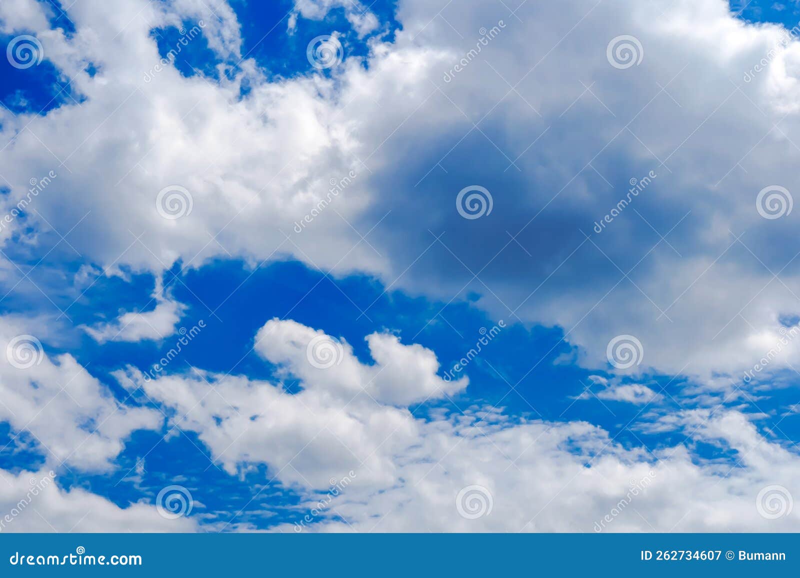 Cloudy, Blue Sky with Clouds in Daylight Stock Image - Image of ...