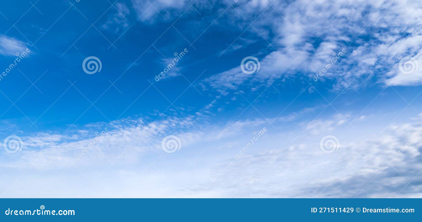 Cloudy blue sky stock image. Image of bright, blue, atmosphere - 271511429