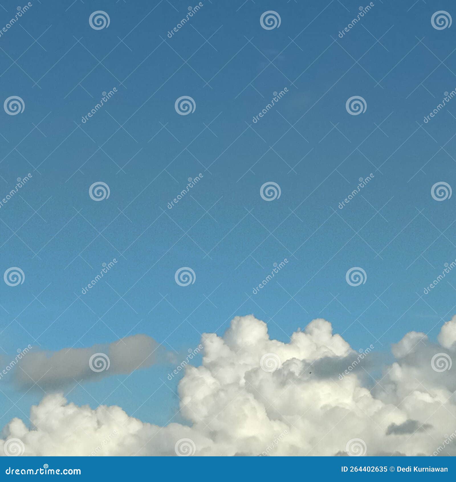 Cloudy Clear Sky in the Afternoon Stock Image - Image of scenery, clear ...