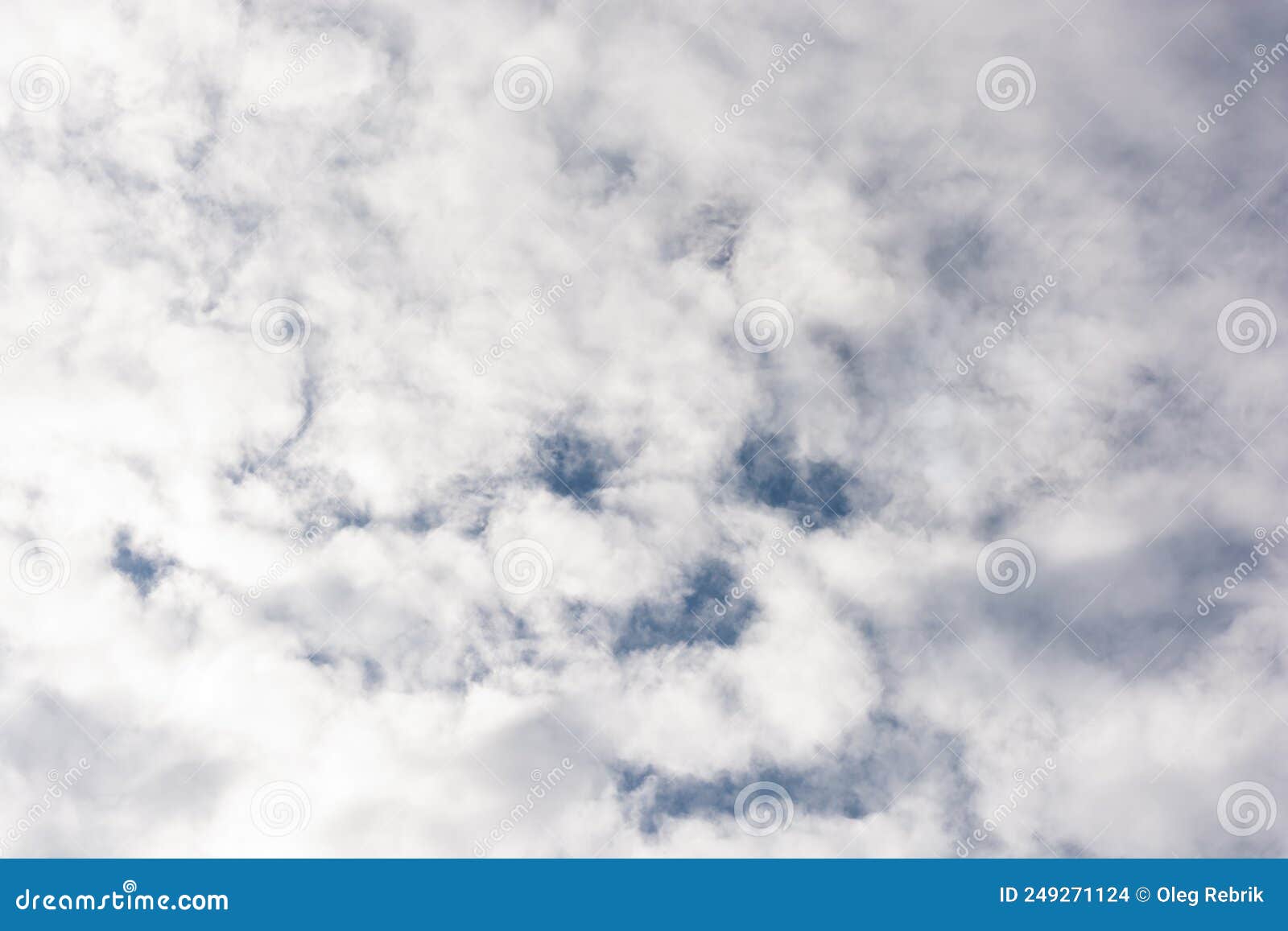 Cloudy. Clouds with Similar Face Like Elements Stock Photo - Image of ...