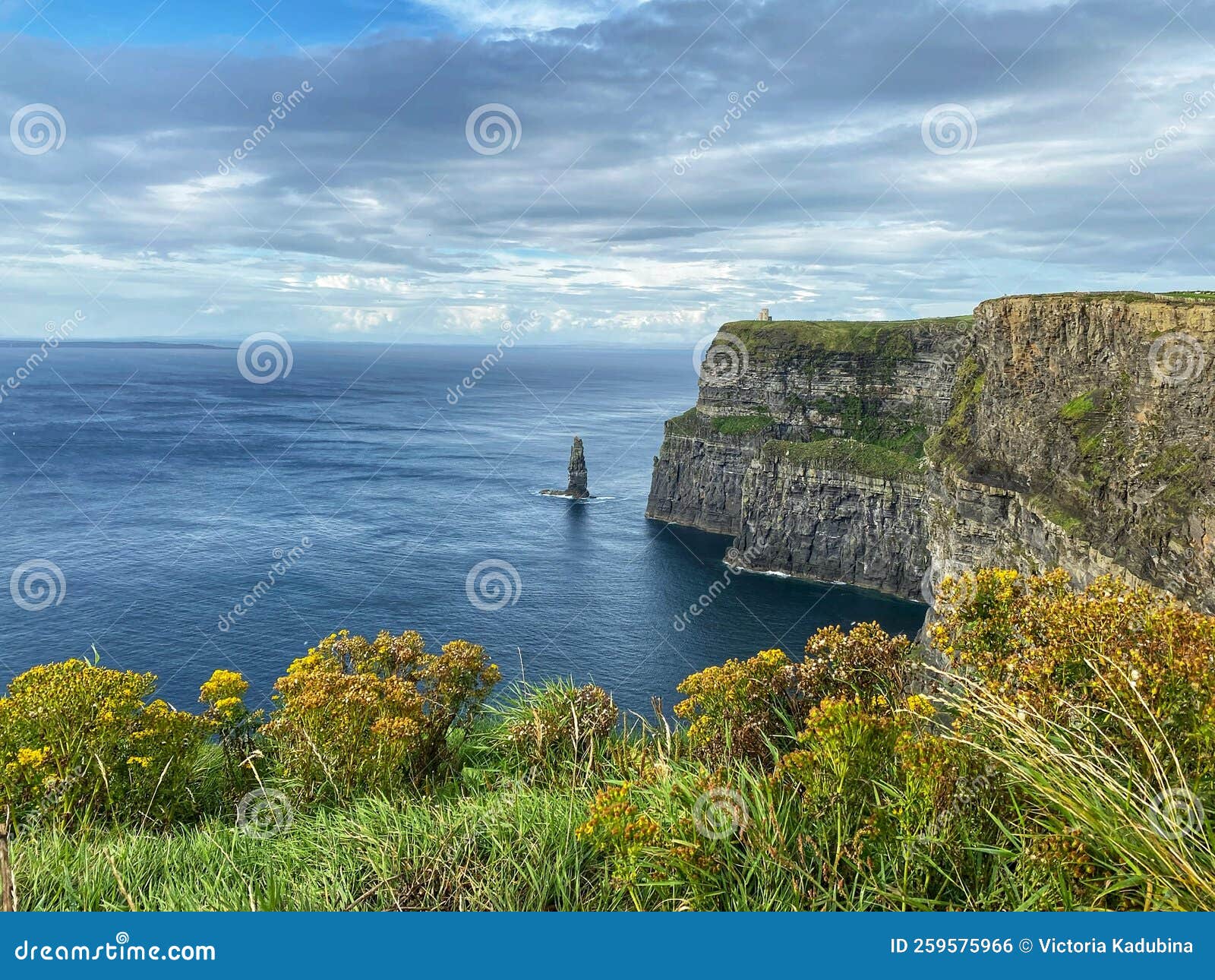 Amazing Cliffs of Mother View on a Sunny Day Stock Photo - Image of ...