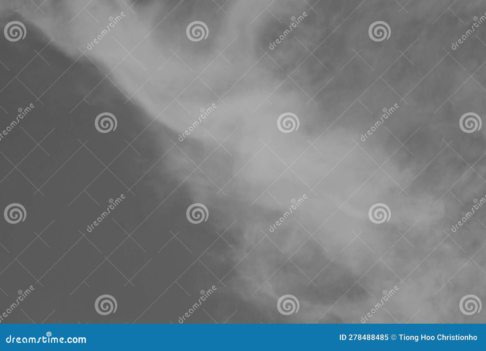 Cloudy Grey Sky in Monochrome Color Stock Image - Image of color, cool ...