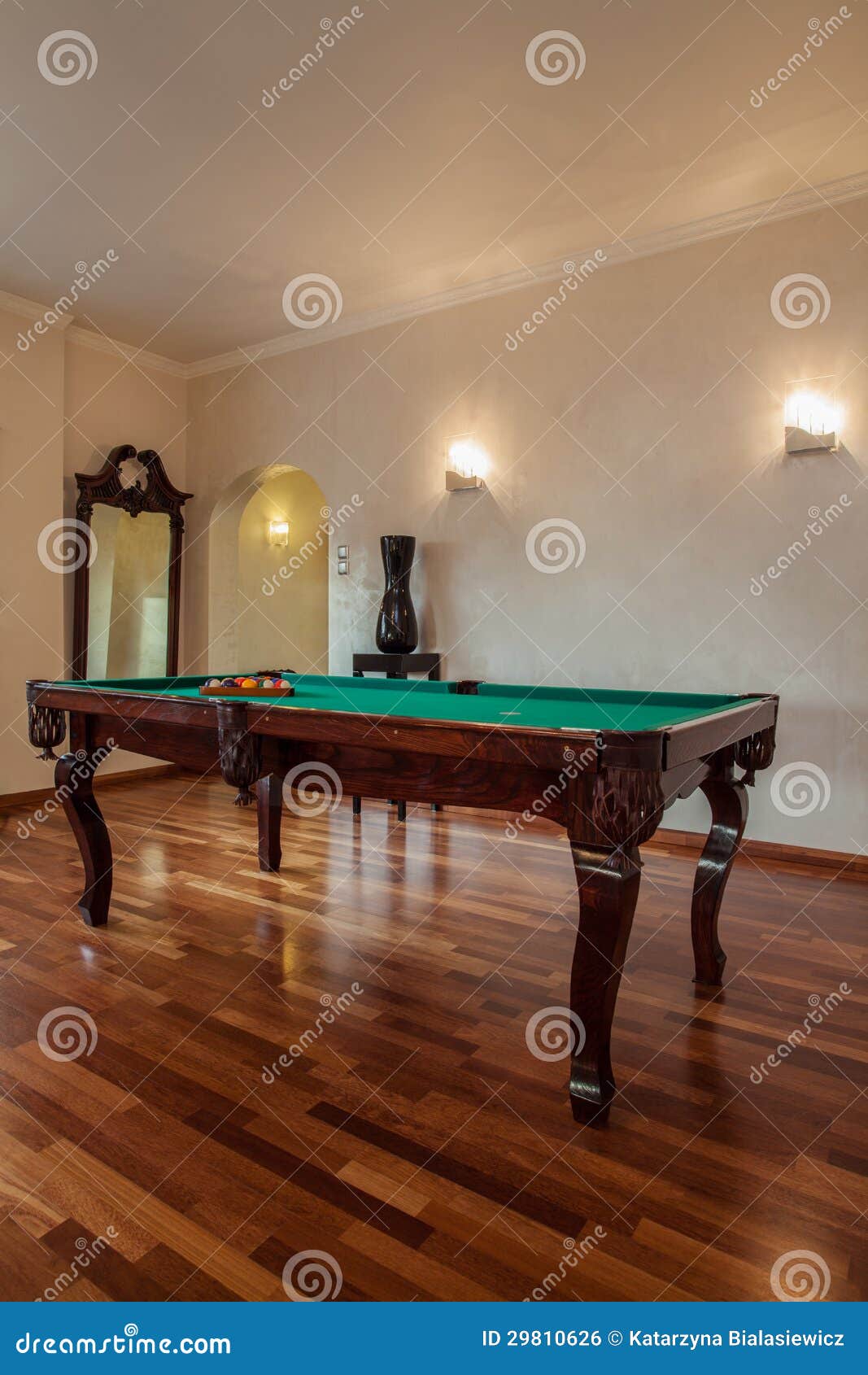 Cloudy Home - Billiard in Living Room Stock Photo - Image of indoor ...
