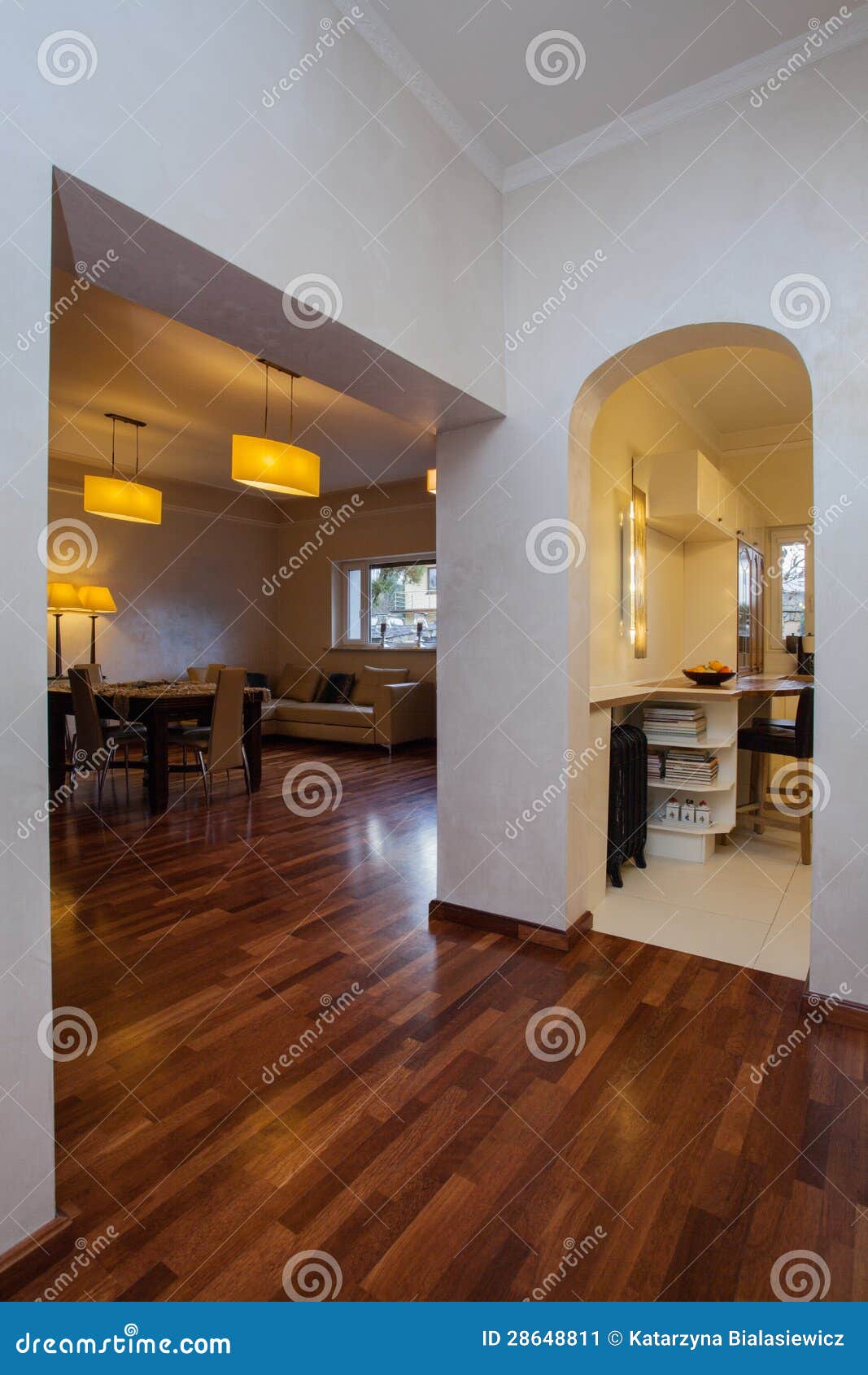 Cloudy home - hallway stock image. Image of furniture - 28648811