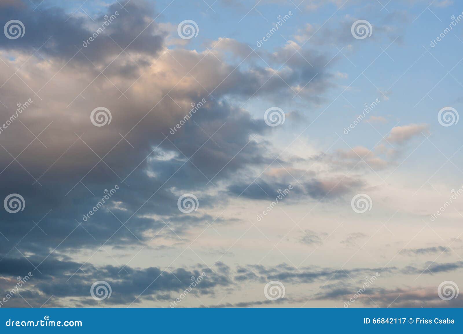 Cloudy late afternoon sky stock image. Image of nature - 66842117