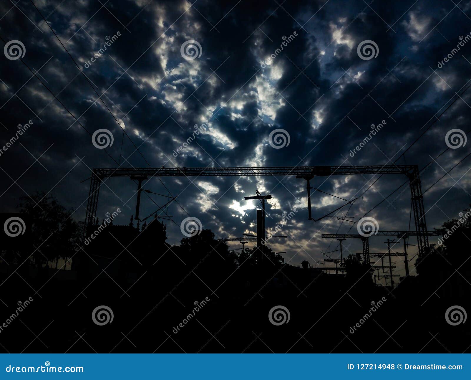 Cloudy monday morning stock photo. Image of thinking - 127214948