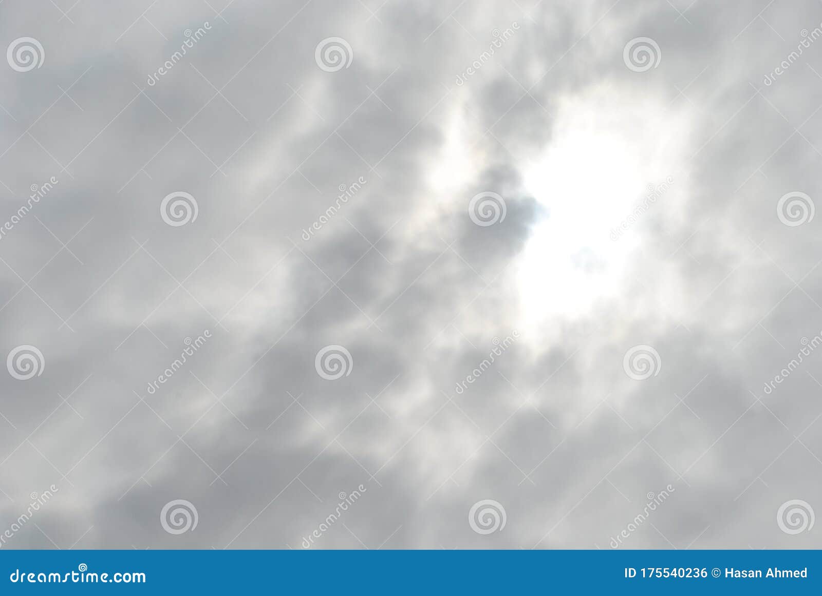 Cloudy Nice Sky at Midday with Sun Bright Stock Photo - Image of ...