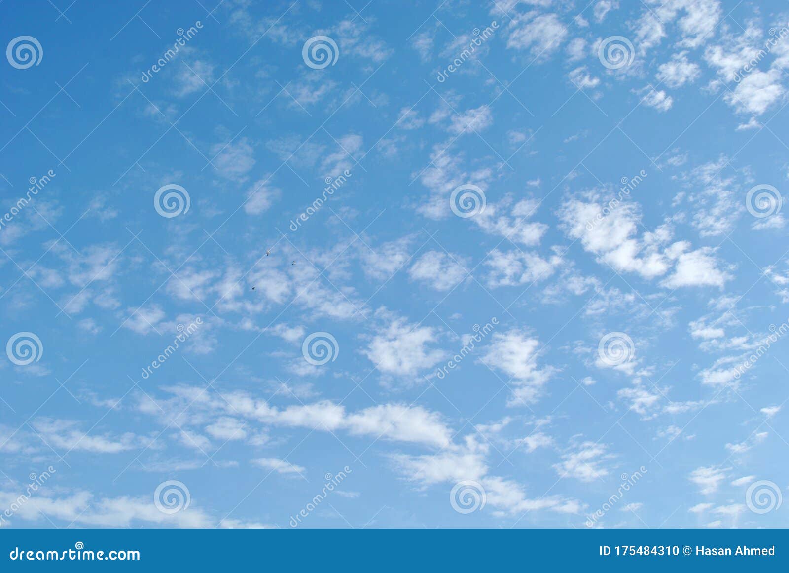 Cloudy Nice Sky at Midday with Sun Bright Stock Photo - Image of ...