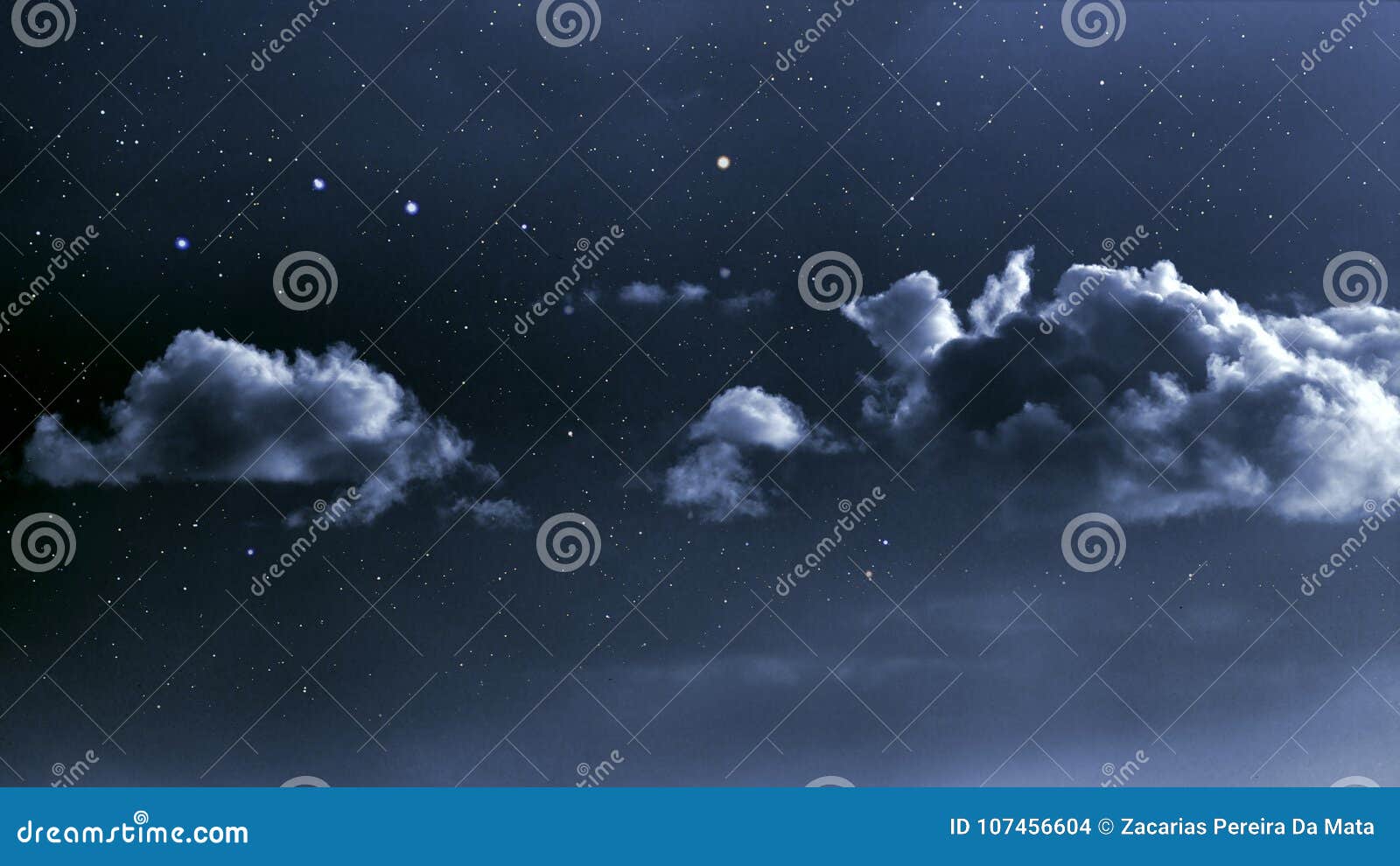 Cloudy night sky stock photo. Image of cosmos, science - 107456604