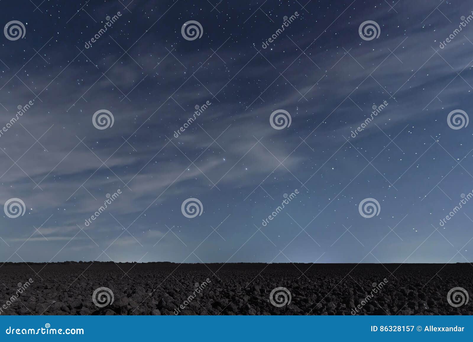 Cloudy Night Sky Stock Photos - Royalty Free Images