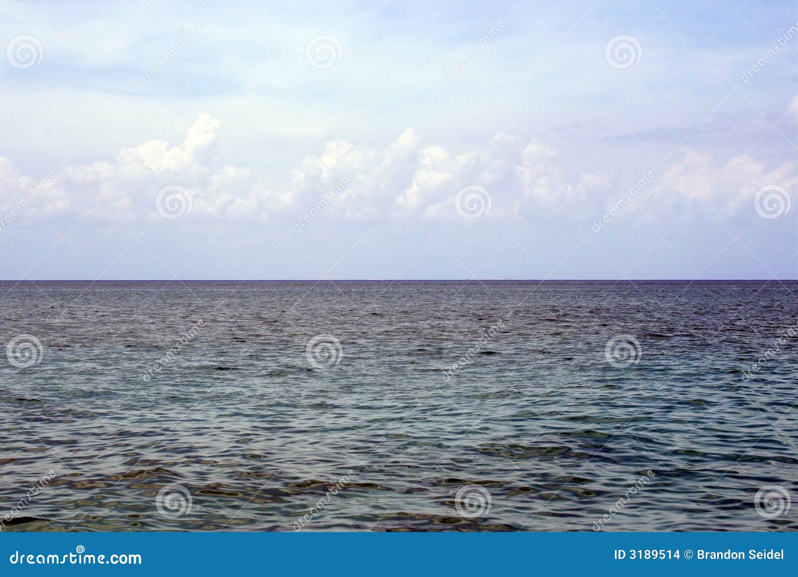 Cloudy Ocean View stock photo. Image of open, ship, ocean - 3189514