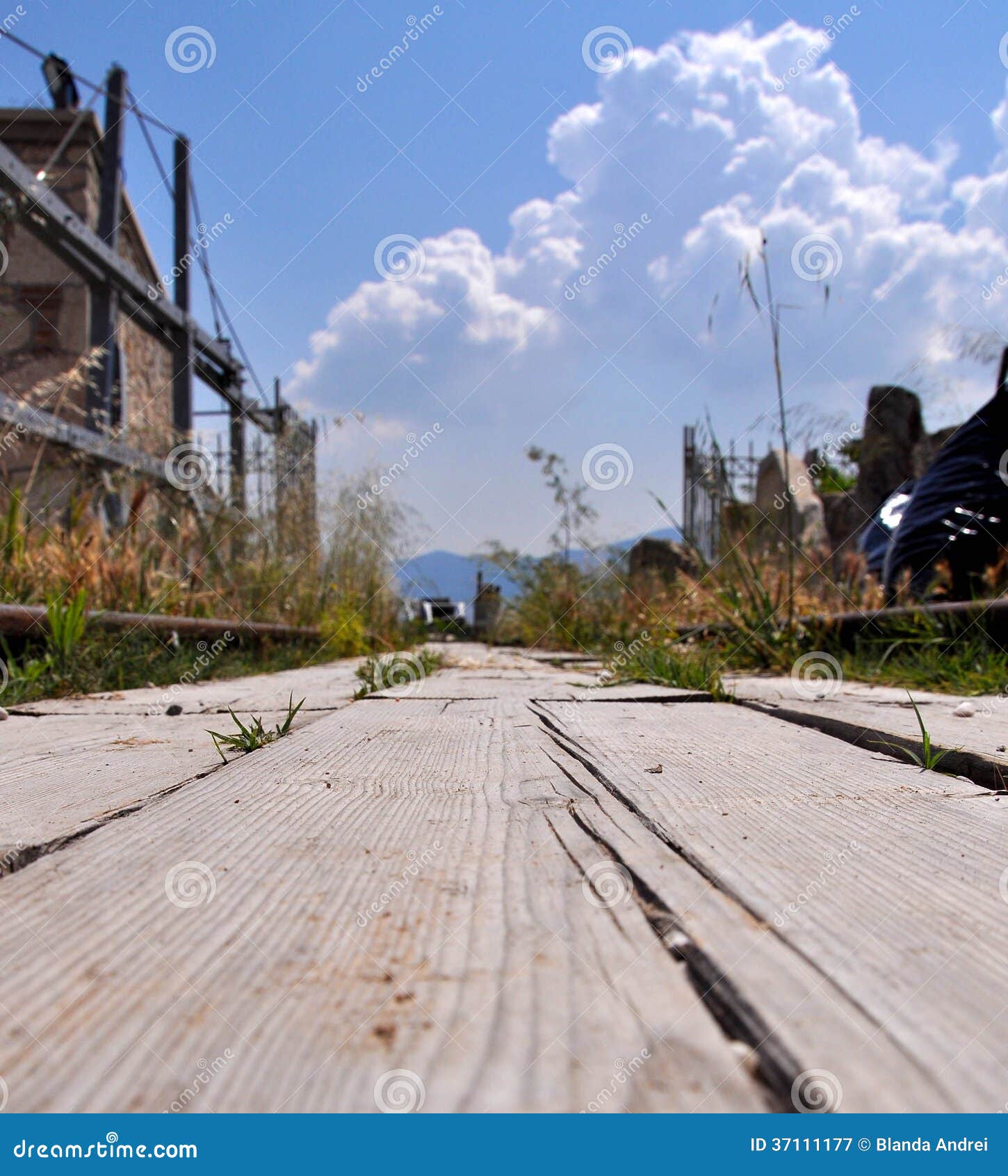 Cloudy Path. stock image. Image of lines, traffic, carriage - 37111177