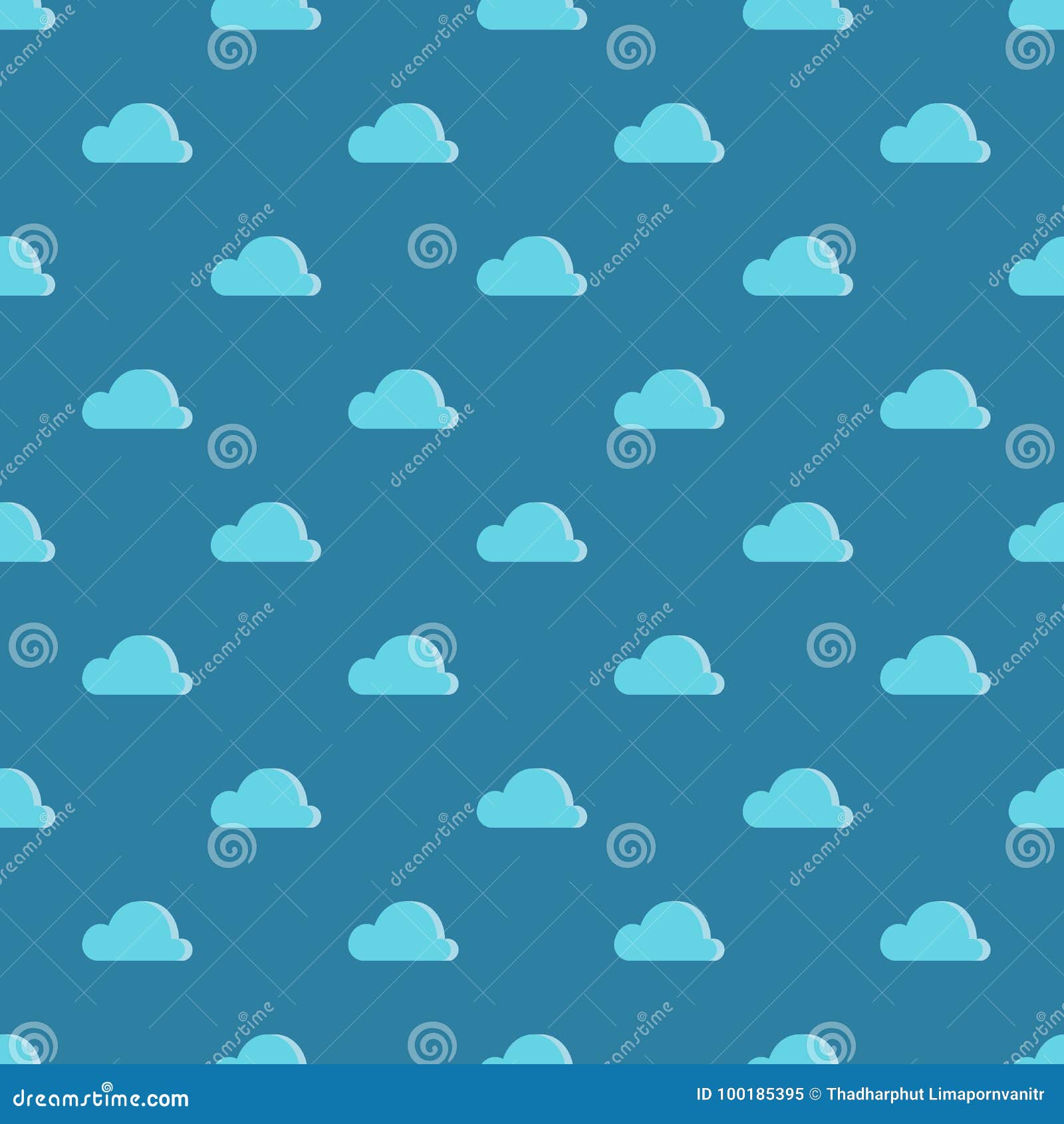 CLOUDY PATTERN stock vector. Illustration of season - 100185395