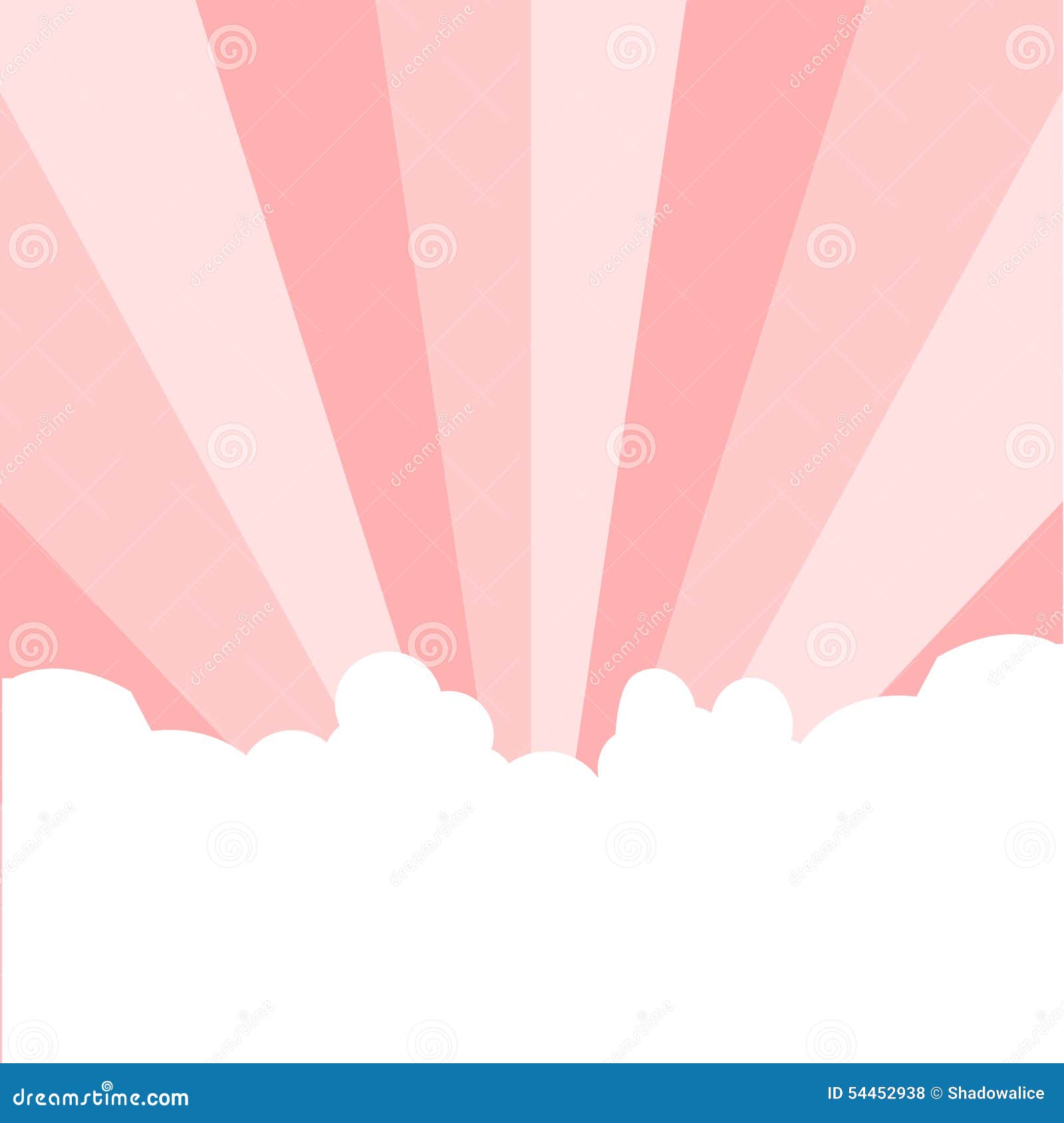 Cloudy Pink Icon Great for Any Use. Vector EPS10 Stock Illustration ...