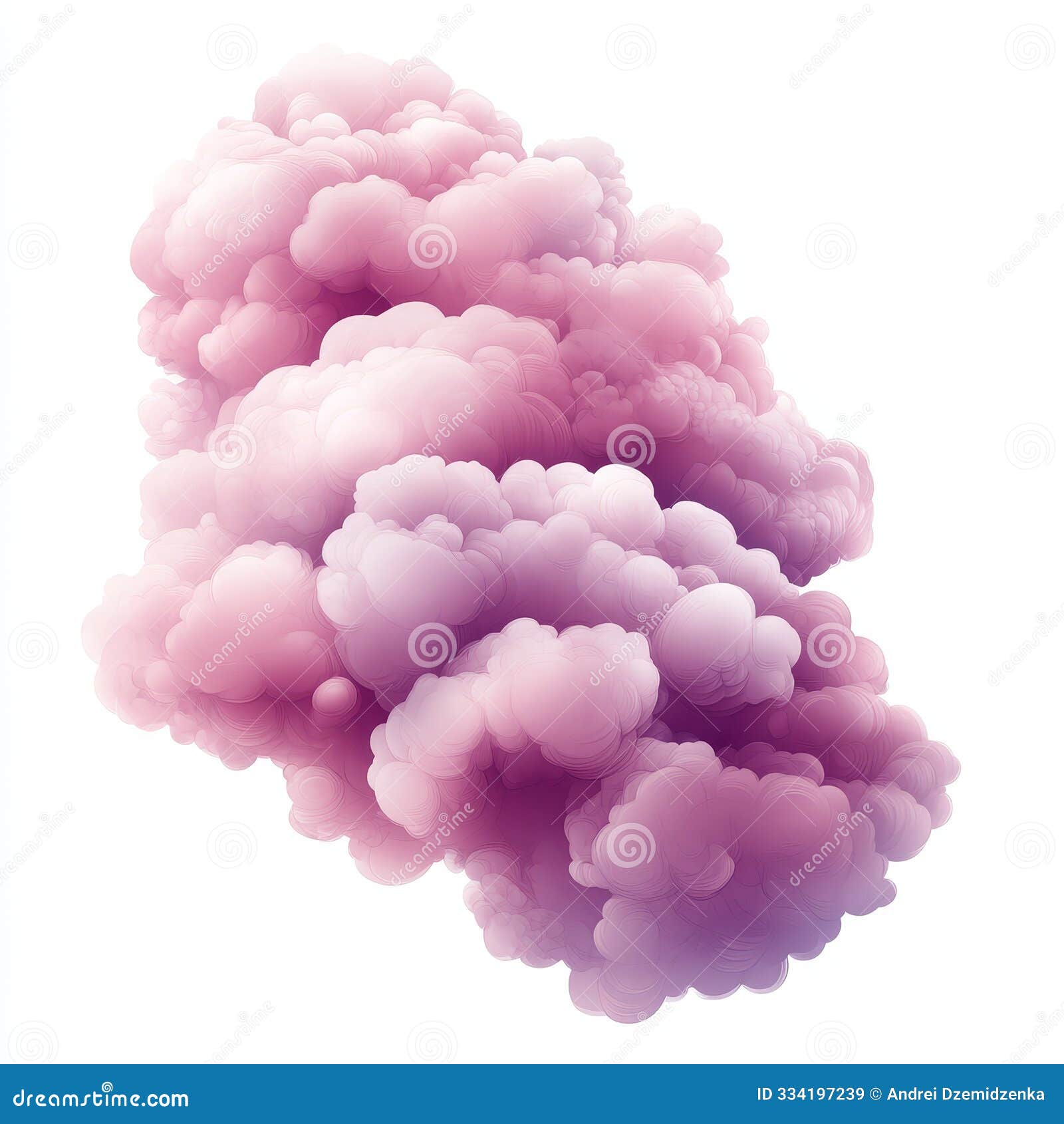 Cloudy Pink Smoke Over Transparent Background Stock Image - Image of ...