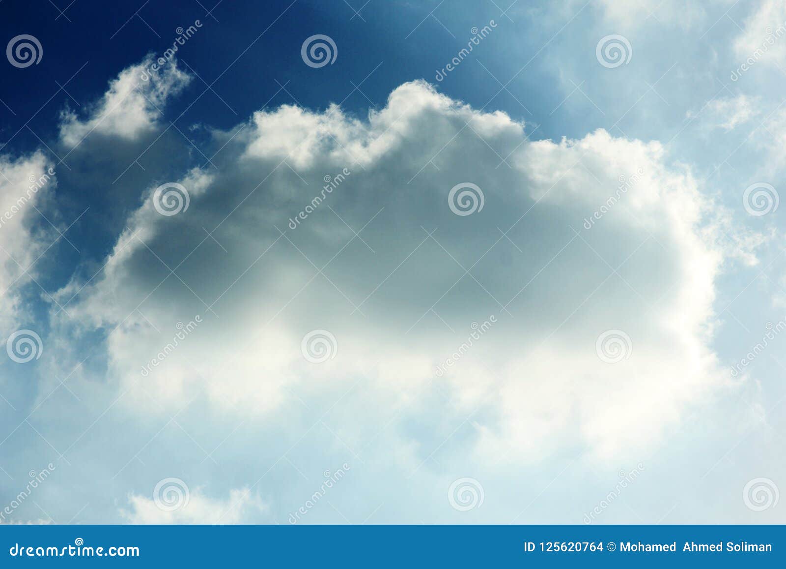 Cloudy And Rainy Sky, Indicator Of Bad Weather, In Which The Silhouette ...