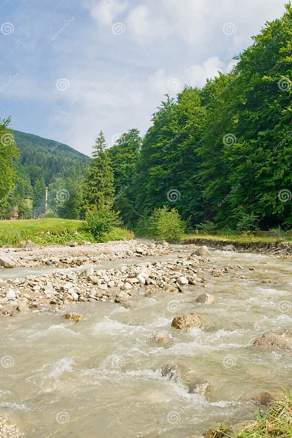 Cloudy river stock photo. Image of perspective, wild - 17859494