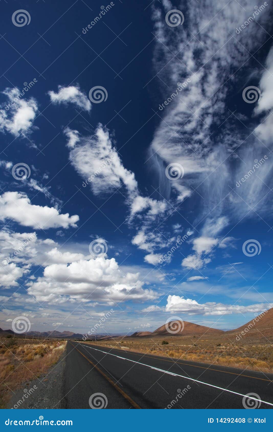 Cloudy Road stock photo. Image of mountain, white, blue - 14292408