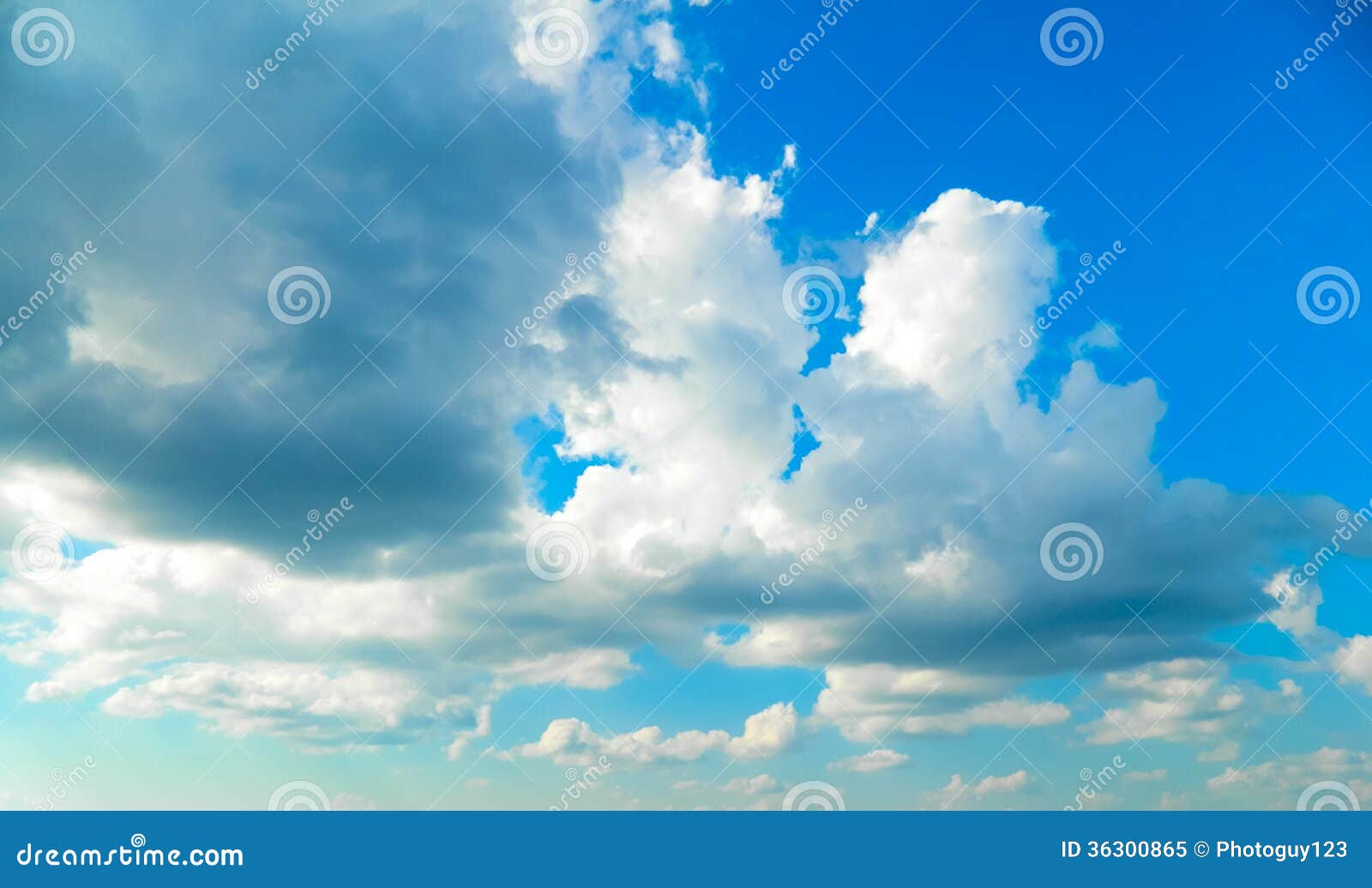 Cloudy Skies stock image. Image of weather, meteorology - 36300865