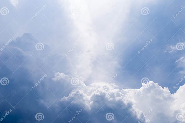 Cloudy Sky Background with Blue Filter Effect, Abstract Rain Cloud ...