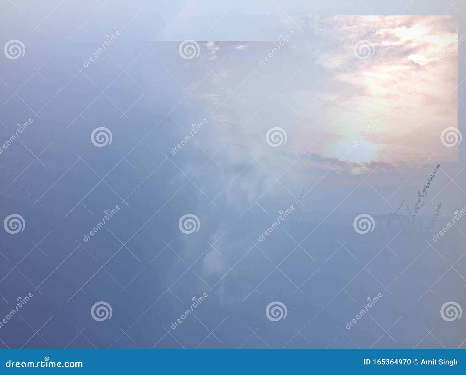 Cloudy Sky on a Bad Weather Day without Sun in the Sky Stock Photo ...