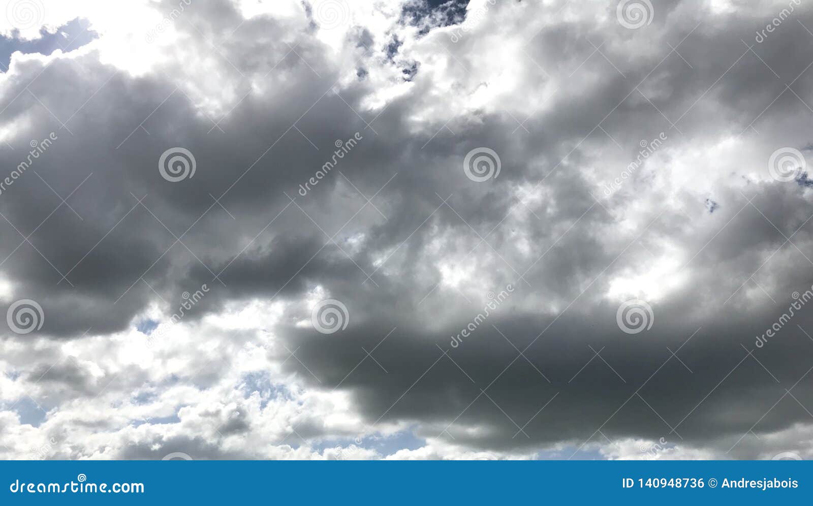 Cloudy sky on a bright day stock photo. Image of background - 140948736