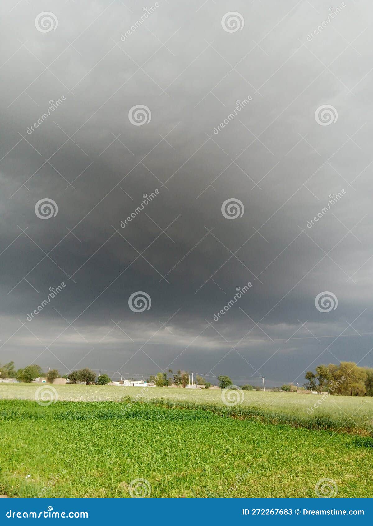 Cloudy Sky with Dark Black Clouds Misrial Talagang Pakistan. Stock ...