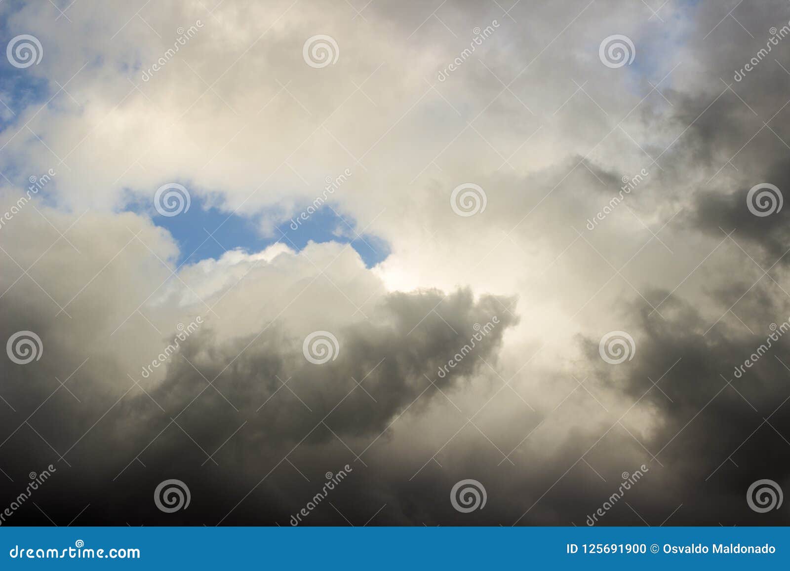 Cloudy Sky With Different Types Of Clouds And Colors Royalty-Free Stock ...