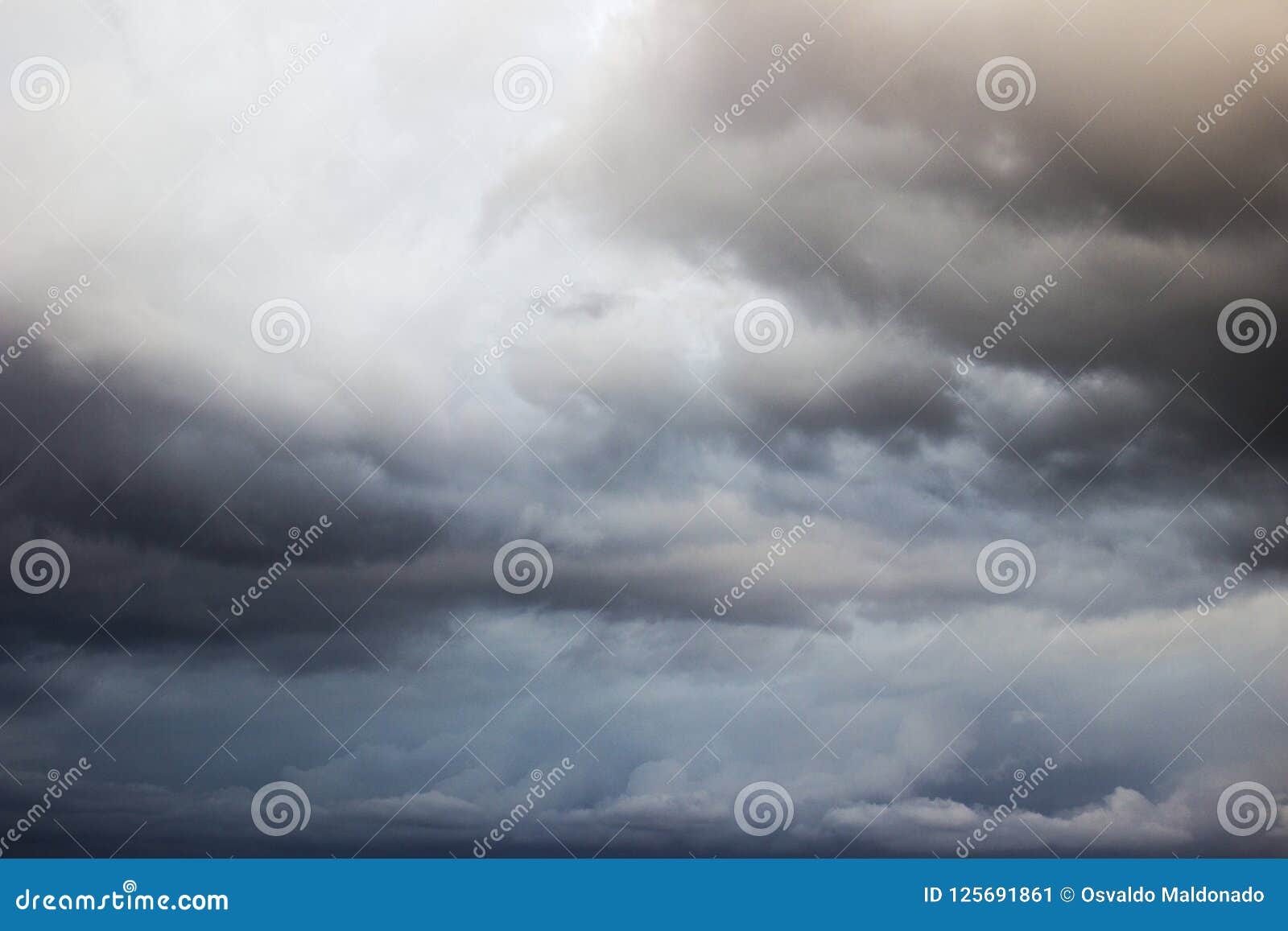 Cloudy Sky With Different Types Of Clouds And Colors Royalty-Free Stock ...