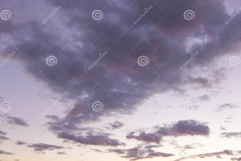 Cloudy Sky at dusk stock image. Image of scenic, abstract - 262819953