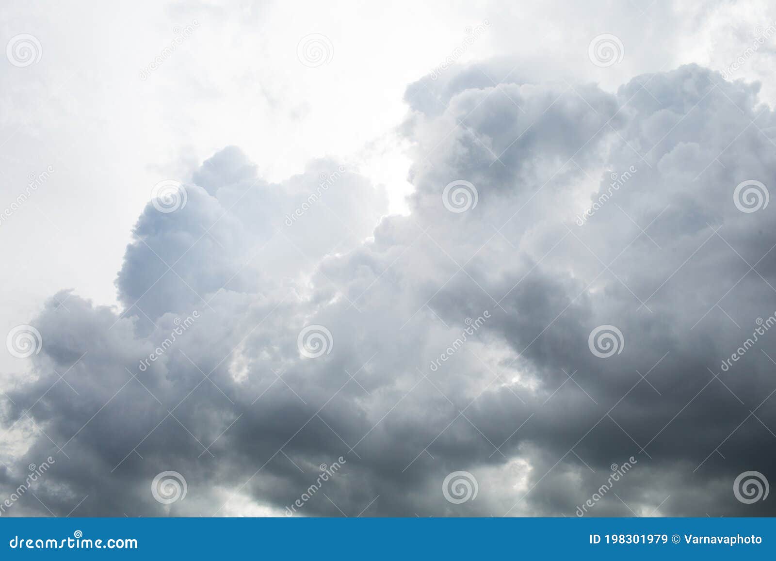 Cloudy Sky with Heavy Gray Clouds. the Storm is Coming Stock Image ...