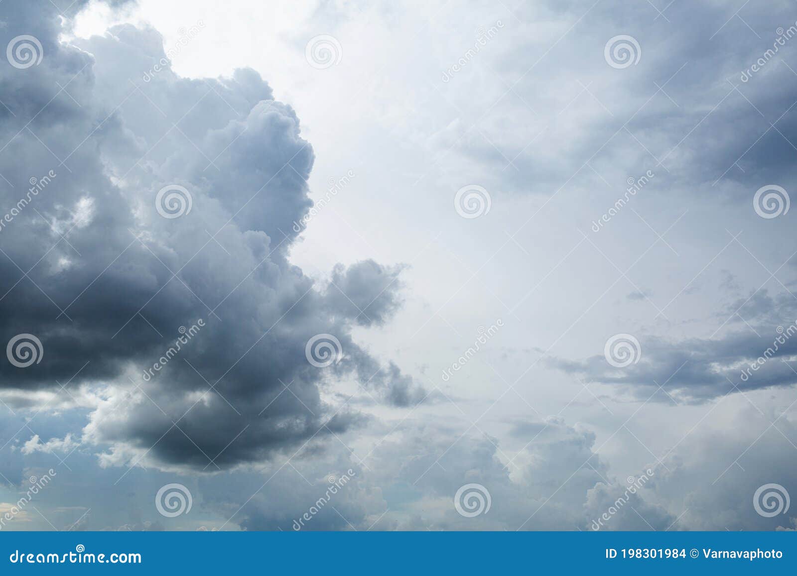 Cloudy Sky with Heavy Gray Clouds. the Storm is Coming Stock Photo ...
