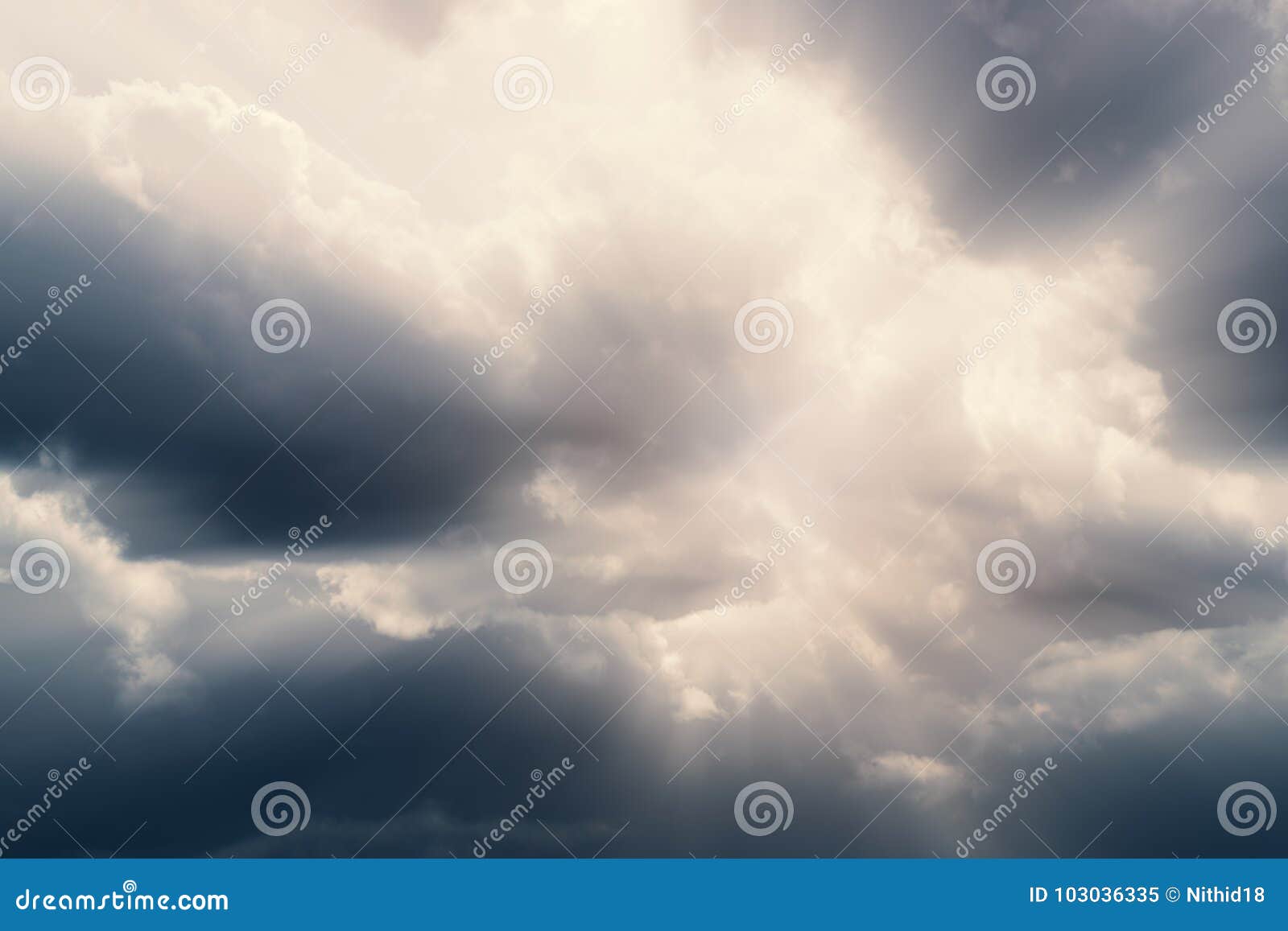 Cloudy sky stock image. Image of moody, rain, nature - 103036335