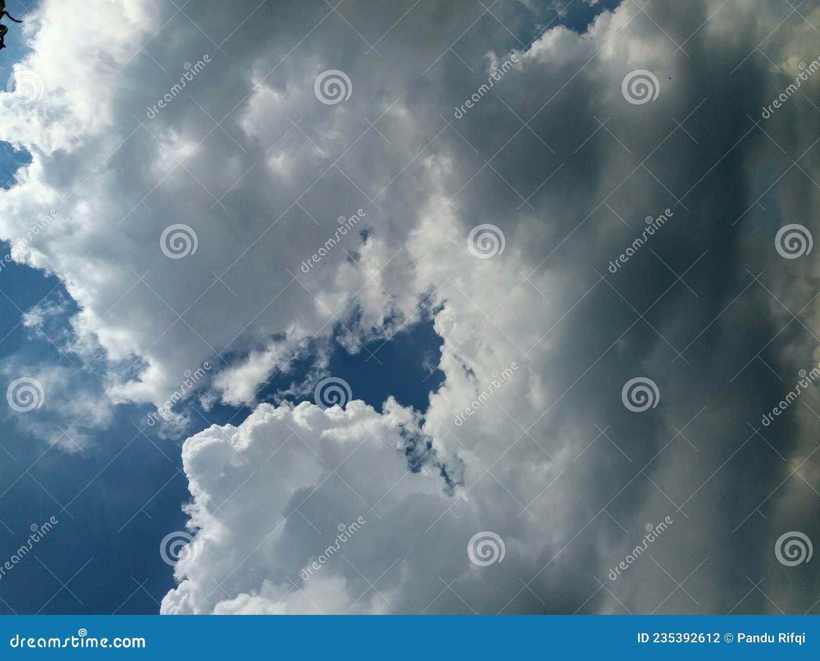 Cloudy Sky before Heavy Rain Stock Photo - Image of cloud, storm: 235392612