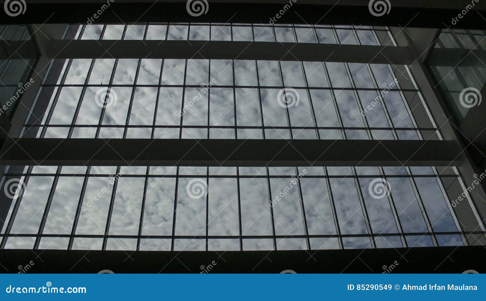 Cloudy Sky Outside the Window Stock Image - Image of dramatic, white ...