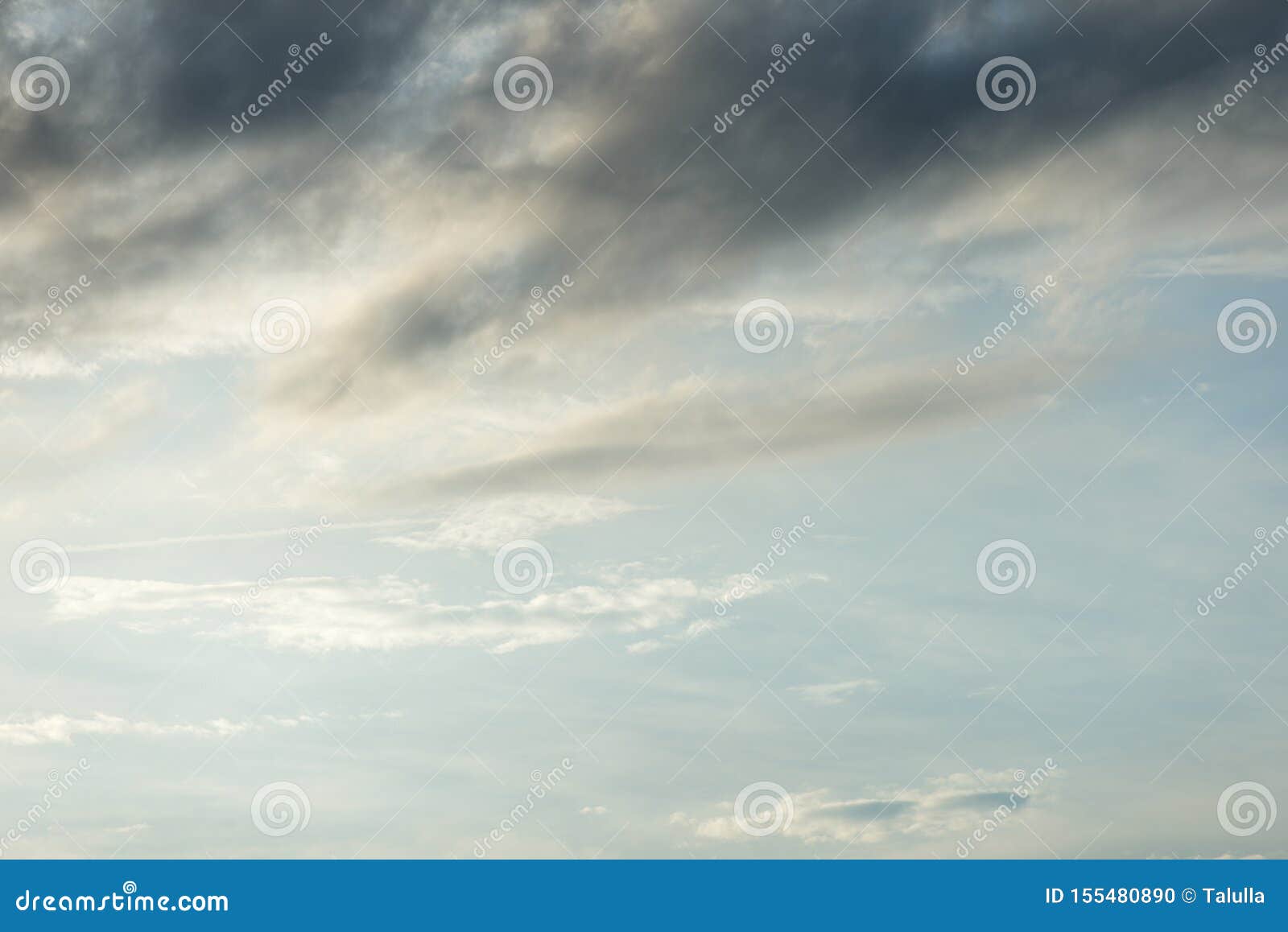 Cloudy Sky on an Overcast Day. Dramatic Background Stock Photo - Image ...