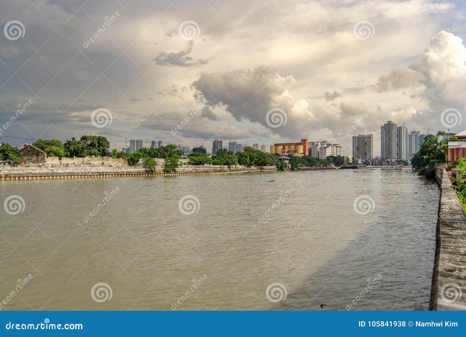Pasig River Architecture Manila City Philippines Royalty-Free Stock ...